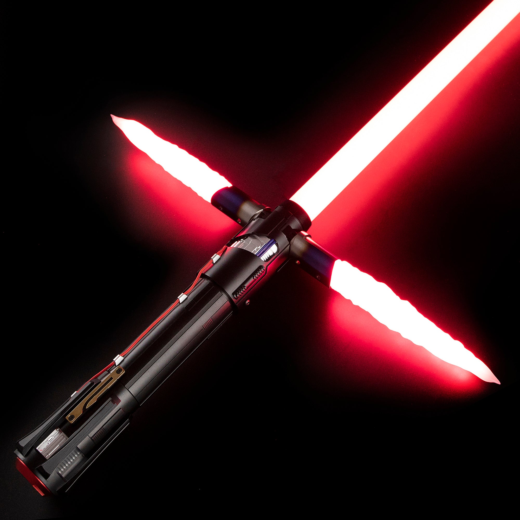 DamienSaber Lightsaber Crossguard Kylo Ren Light Saber KR Black Series