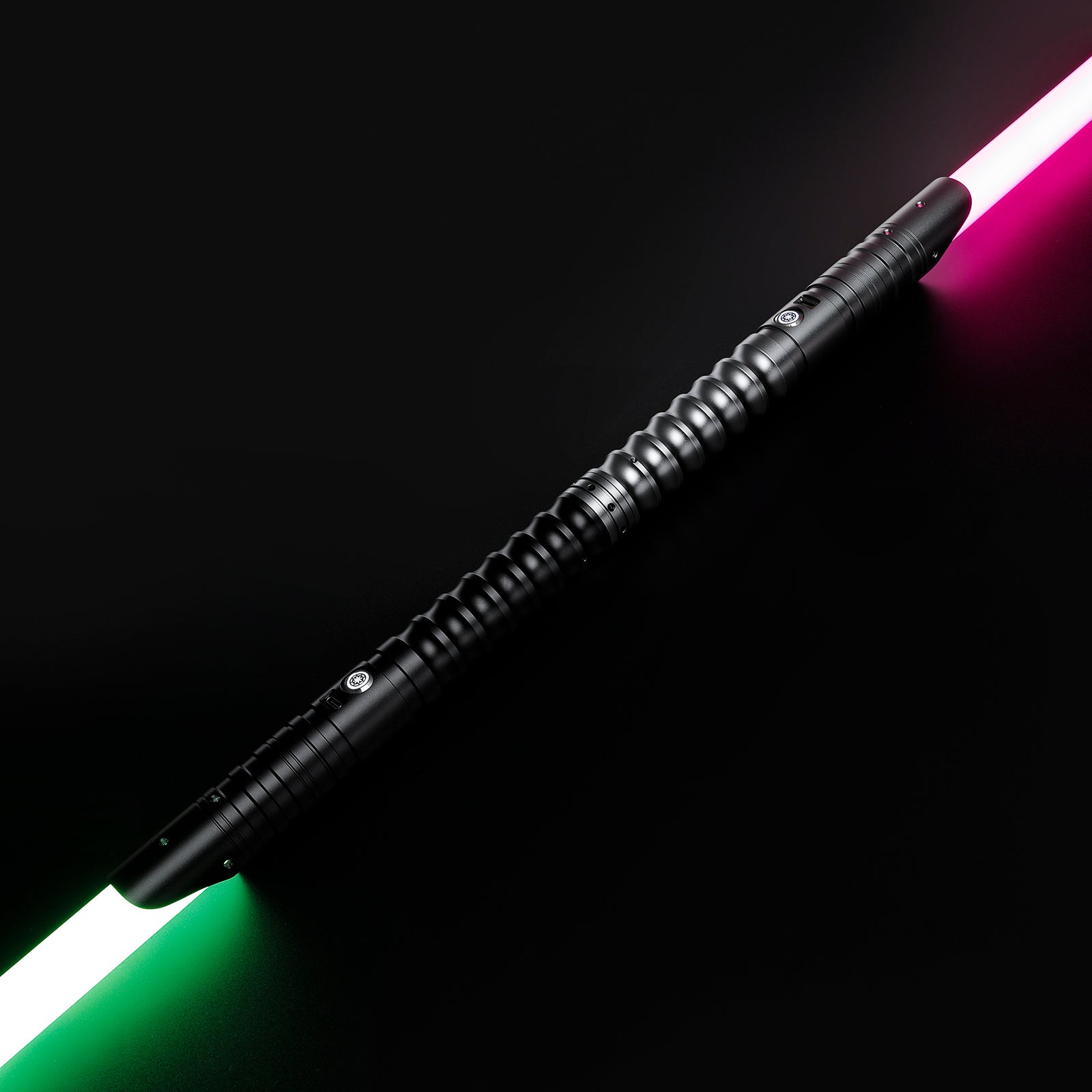 DamienSaber Custom Double Bladed LightSaber Baselit 12 Sound Fonts Xen