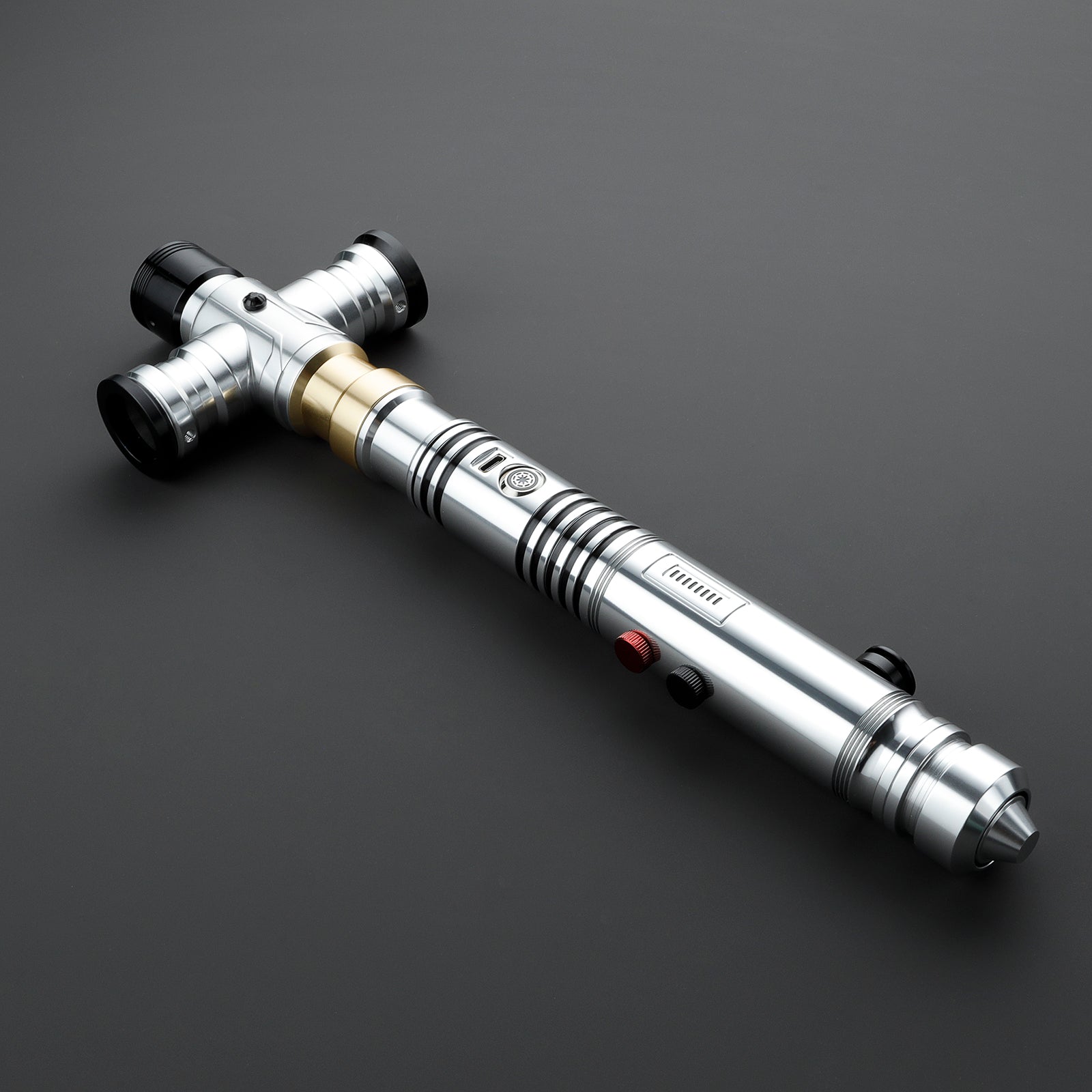 DamienSaber Lightsaber Crossguard Three Blades Light Saber Xenopixel V