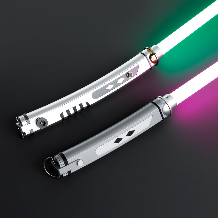 DamienSaber Lightsaber Tano Variant Light Saber Force FX White Lightsa